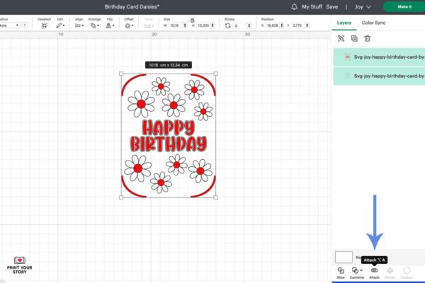 Free Cricut Birthday Card Svg File Print Your Story
